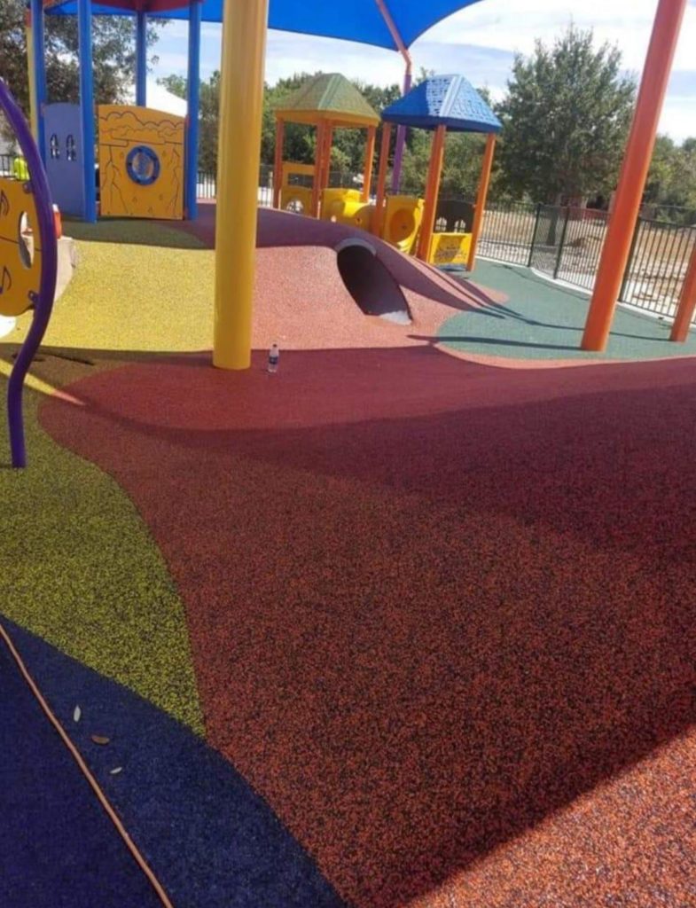 Pour in Place Rubber EPDM Granules