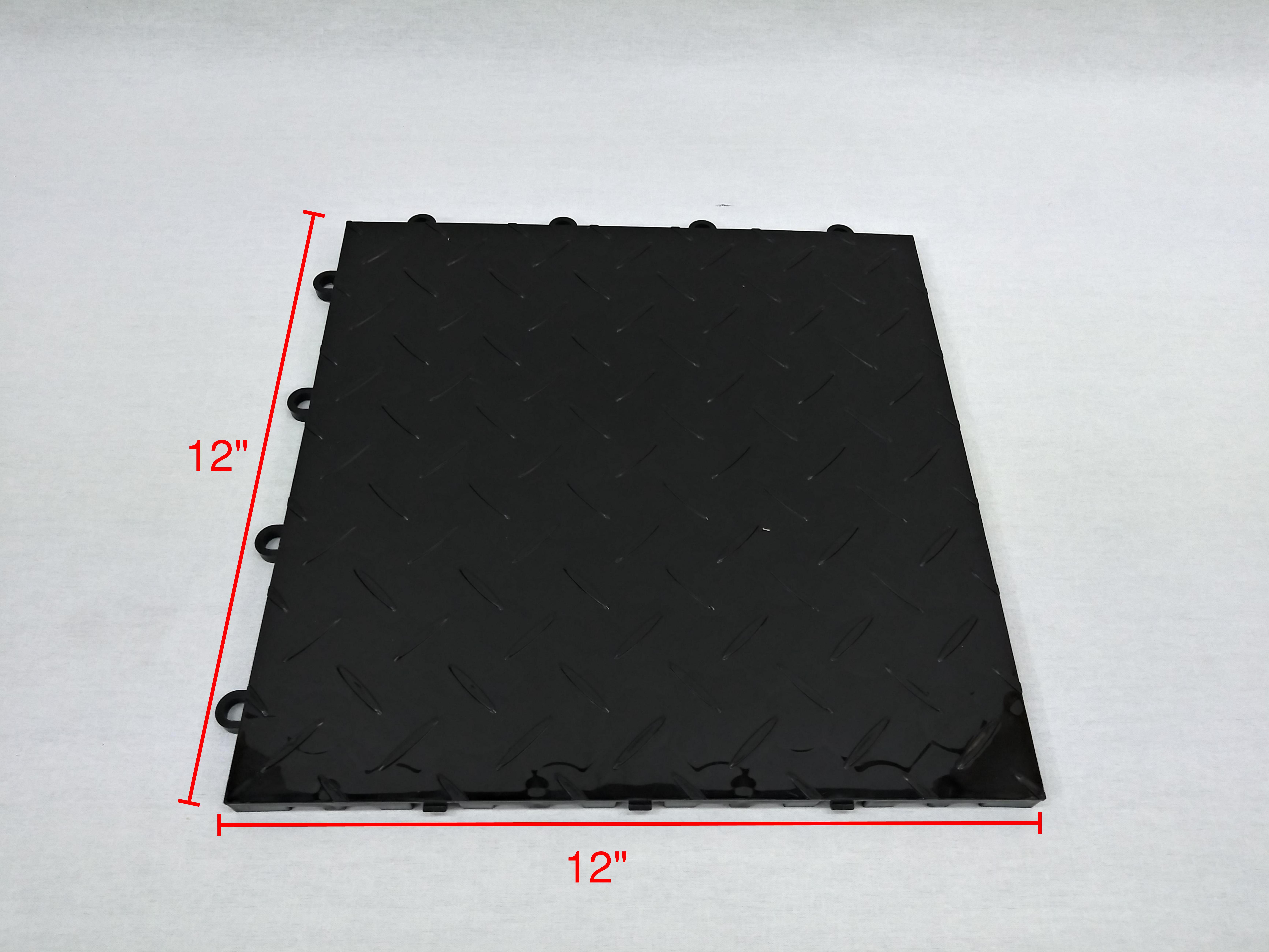 Interlocking Garage Vinyl Tiles 12″ x 12″ x 13mm