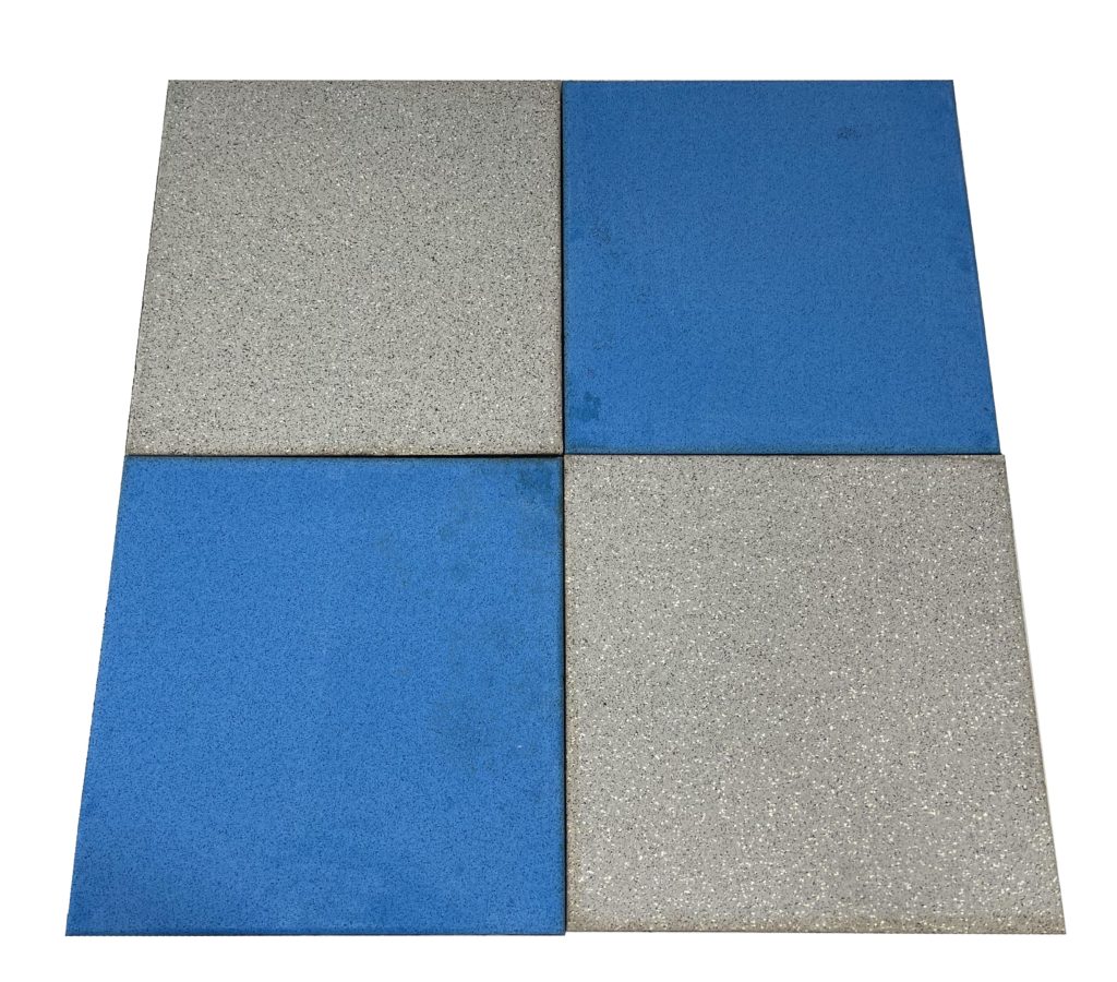 Overstock-Impact Rubber Tiles 24″ x 24″ x 1″